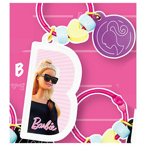 Barbie Initial acrylic key chain [2.B] – toysantajp