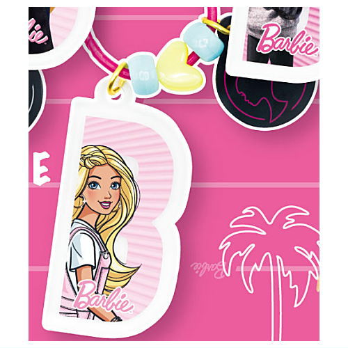 Barbie Initial acrylic key chain [5.E] – toysantajp