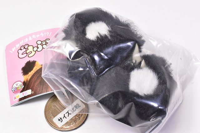 Animal ear hair clip [4.Cat black] – toysantajp