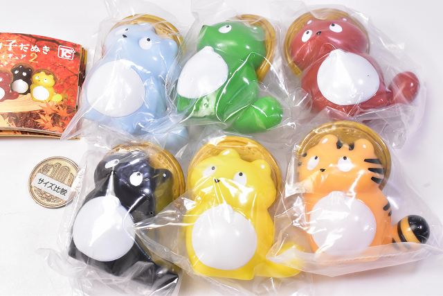 Bonyari kodanuki Sofubi Figure Part.2 [All 6 type set(Full Complete ...