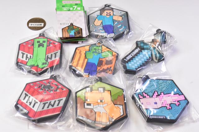 Minecraft capsule rubber mascot [All 7 type set(Full Complete ...