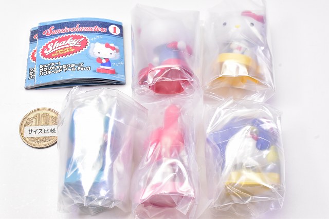 Shaky! Sanrio Characters Bubblehead Doll Part1 [All 5 type set(Full Co ...
