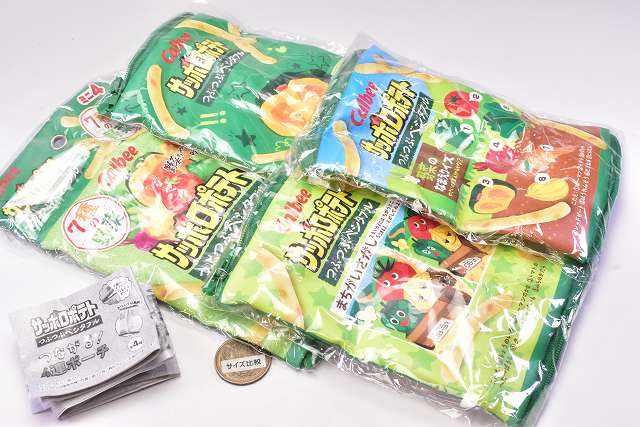 Sapporo potato Tubutubu vegetable Connect! 4ren pouches [All 4 type se ...