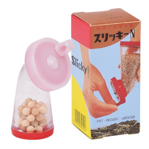 Slicky N miniature mascot [3.Mini Slicky black (white sesame beads)] – toysantajp