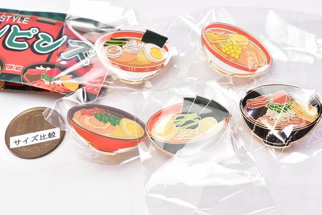 PINSSTYLE Ramen Pins [All 5 type set(Full Complete)] – toysantajp