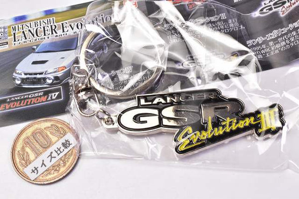 Mitsubishi Lancer Evolution Emblem Metal Keychain Collection [3.Lancer ...