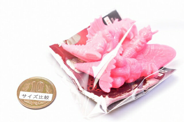 Toho Monster Godzilla Keshigomu [3.A set (pink): Godzilla, Mothra, Gig ...