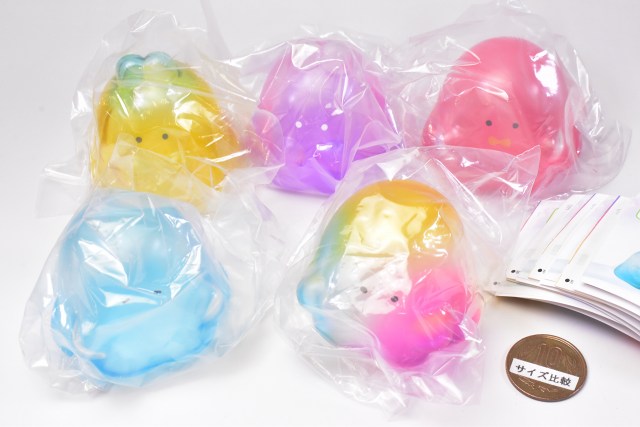Mikakuninseibutsu fuwawa rainbow sofubi [All 5 type set(Full Complete ...