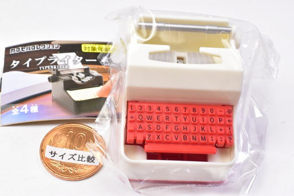 Typewriter [4.Modern type (white x red)] – toysantajp
