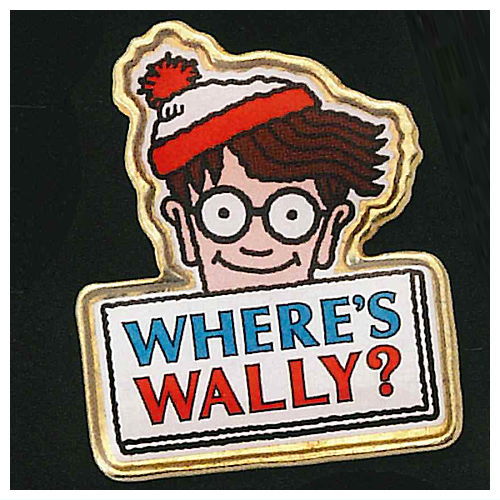 Where's Wally ? pin badge collection [2.Wally B] – toysantajp